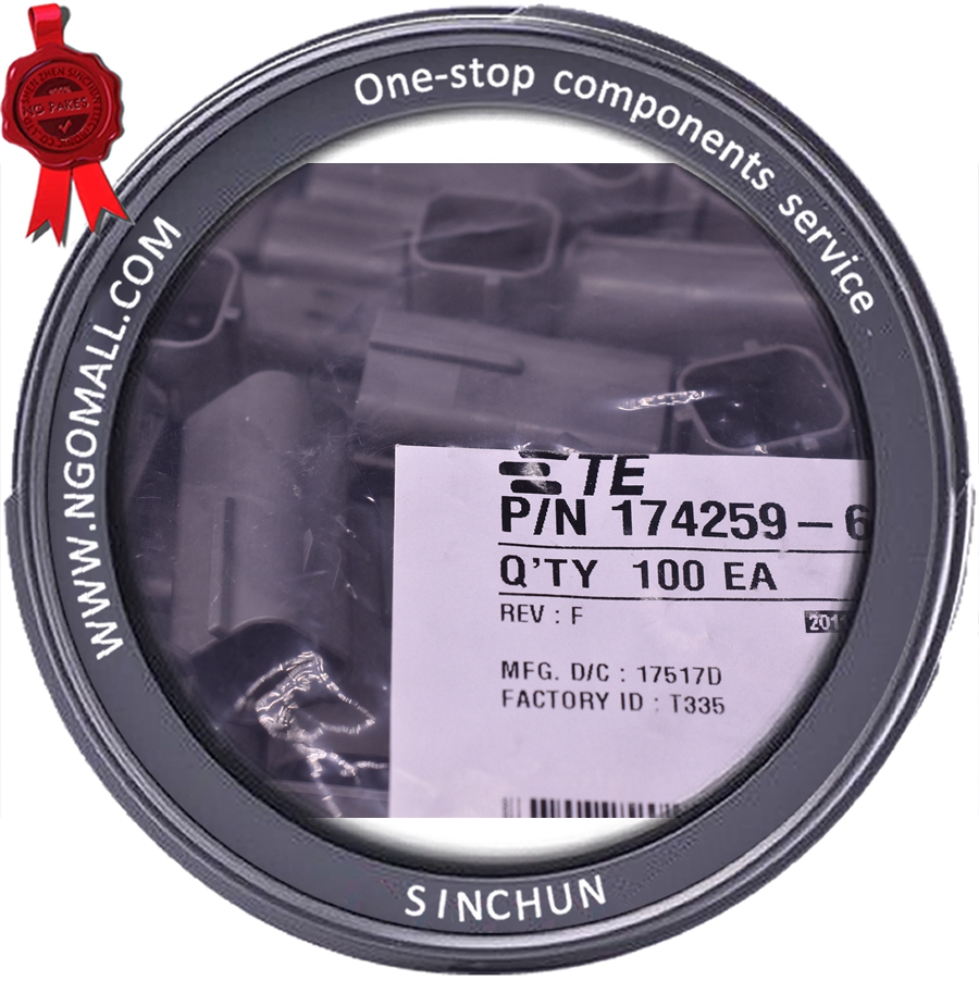 正品现货 泰科 接插件 汽车连接器 护套 端子 TE 174259-6 - 深圳市南方先进电子有限公司
