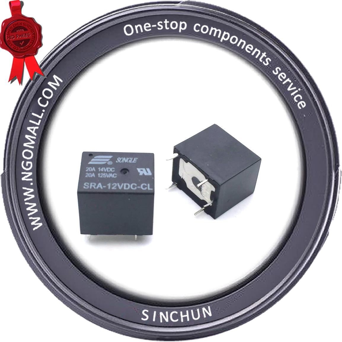 松乐Relay 继电器SRA-12VDC-CL五脚20A125VAC T74 12V - 深圳市南方先进电子有限公司