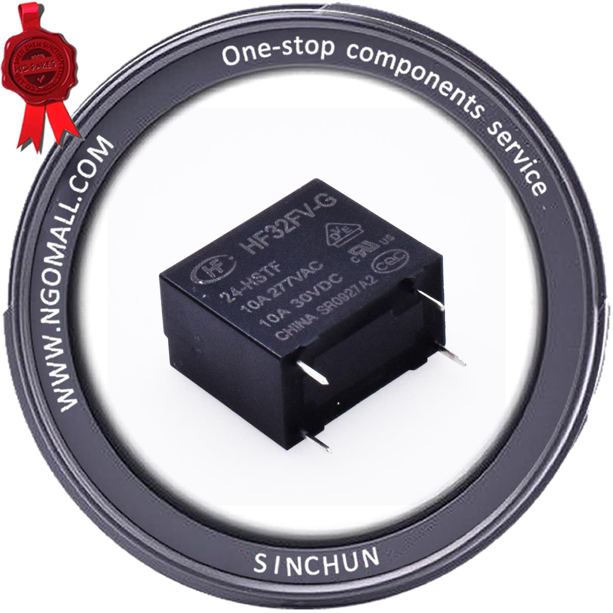 HF32FV-G-12-HSTF/HSLTF/HSF 5V 24V四脚 10A hongfa Relay继电器 - 深圳市南方先进电子有限公司